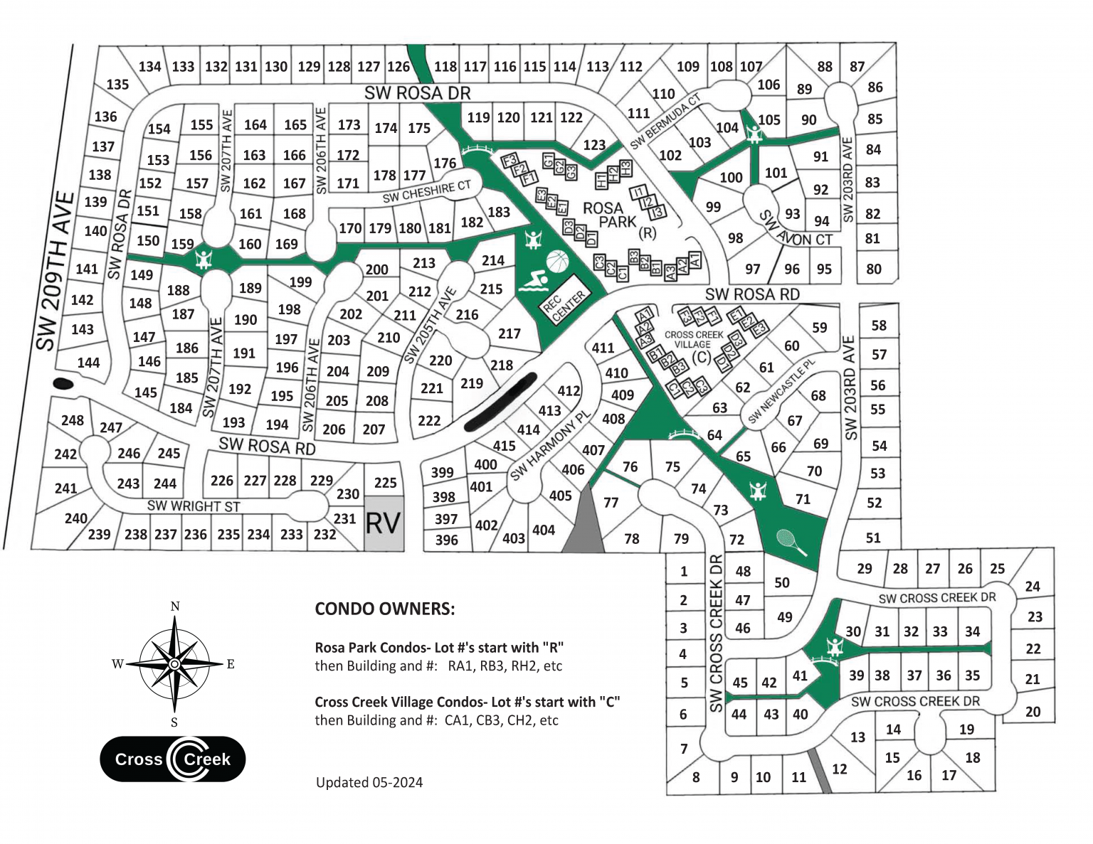 Plat Map | Cross Creek Homeowners Association- Beaverton Oregon